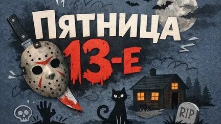 Пятница 13. Красивая музыкальная открытка.