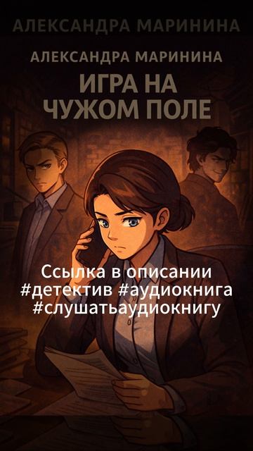 Александра Маринина  Игра на чужом поле    #детектив #аудиокниги #слушатьаудиокниги
