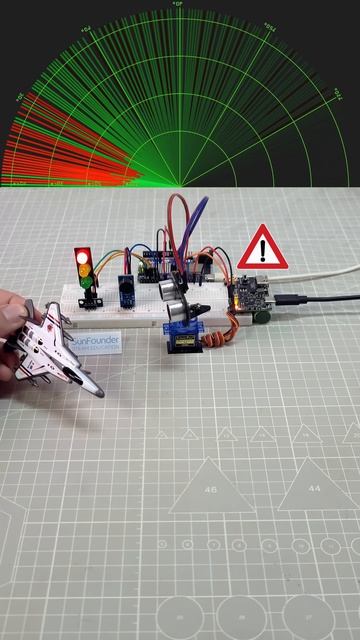 Светофор + Звуковой сигнал = Интеллектуальная система оповещения о расстоянии!