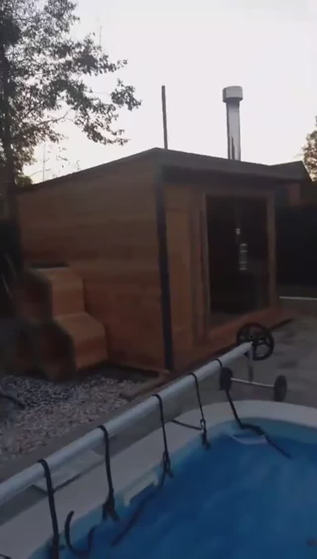 Баня модуль хайтек 3,5м