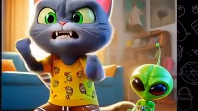 Мультик про котиков 🔥👊🏻 #dalle3 #cats #кот #юмор #нейросеть