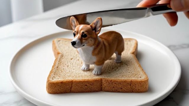 НАМАЗКА НА ХЛЕБ В ФОРМЕ СОБАЧЕК 🐶 ЗАЛИПАТЕЛЬНЫЙ AI ASMR РАССЛАБЛЯЮЩИЙ АСМР Я В ШОКЕ — РЕАКЦИЯ