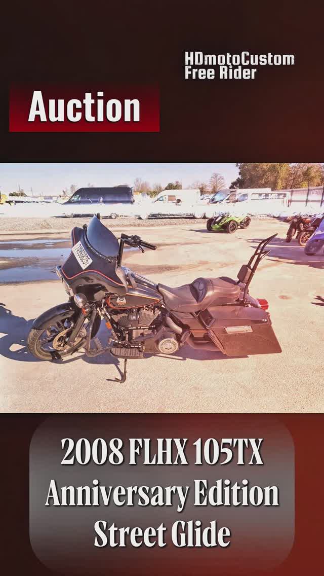 Аукцион Harley Street Glide 2008 Юбилеечка