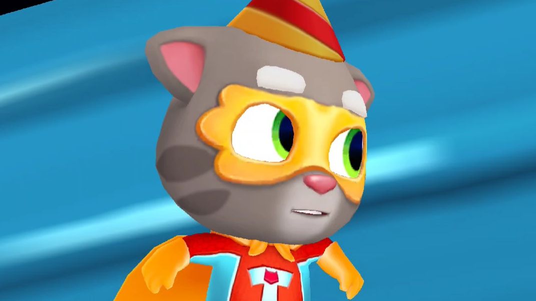 Детские мультфильмы Бегалки - Именинник Том Talking Tom Hero Dash