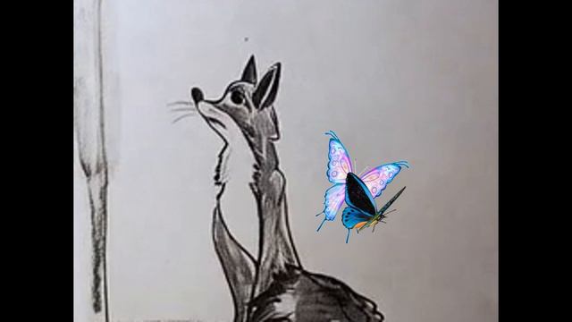 Басня Ворона и Лисица