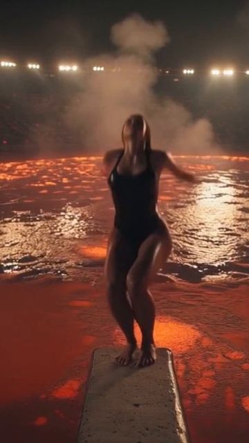 Нырнула в огонь