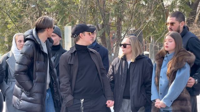 Родные и близкие на могиле Олега Табакова в дату памяти / Новодевичье  кладбище 12 марта 2026