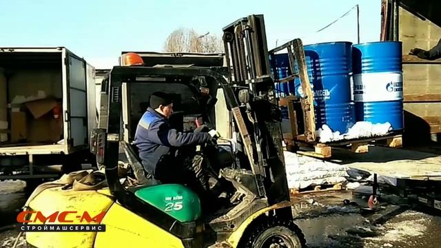 Отгрузка смазки для опалубки в ООО «Смарт-дом»