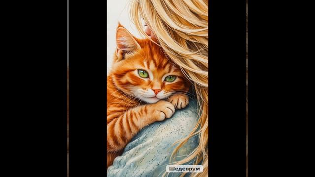 Стихотворение - "Утро начинается с кота"