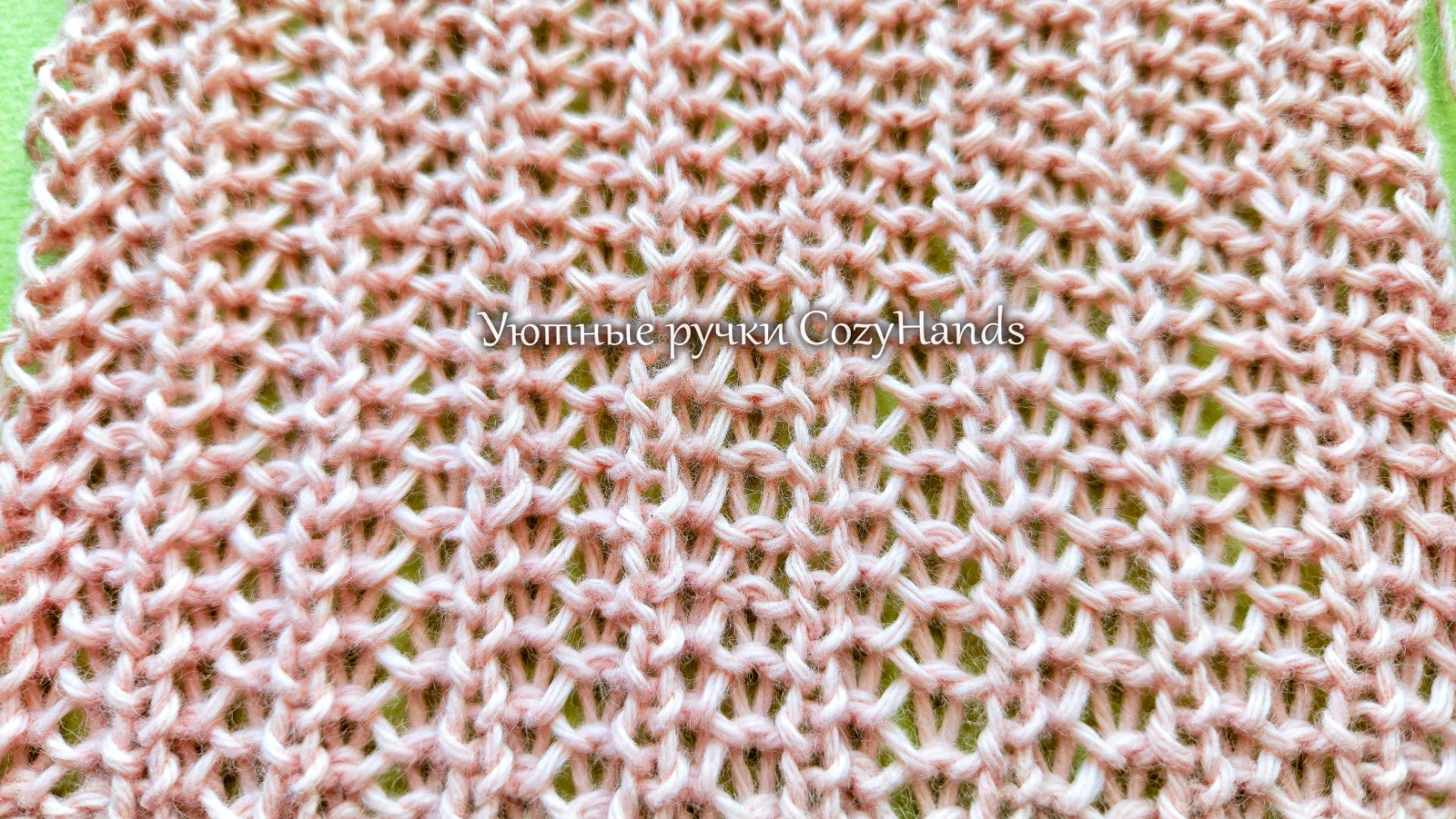 Простой рельефный узор для вязания свитера, шапки ⭐️ Схема