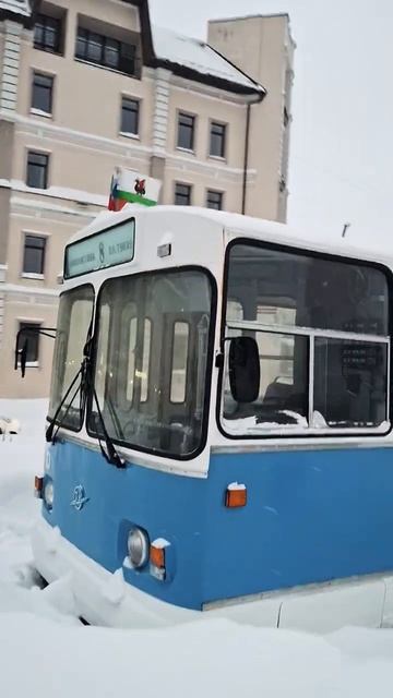 Казань.  Там, где зимуют трамваи 🤍