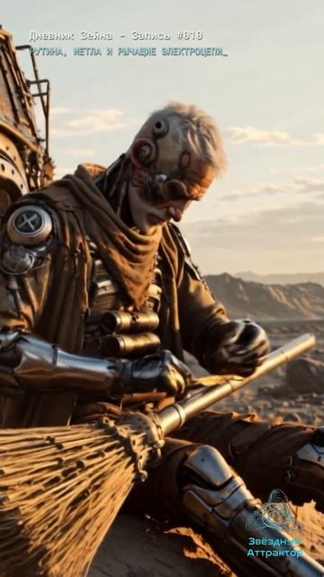 [Дневник Зейна]_ ZD010 — Рутина, метла и рычащие электроцепи #scifi #фантастика #мультфильм #космос