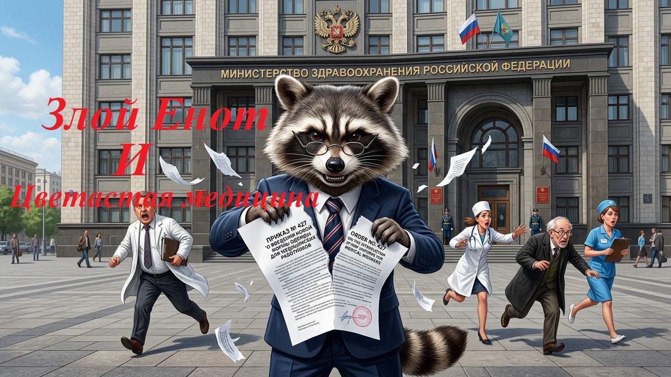 Злой Енот И Цветастая медицина. #ЗлойЕнот #СтудияЗлогоЕнота #ЕнотНегодует #МнениеЗлогоЕнота #Енот