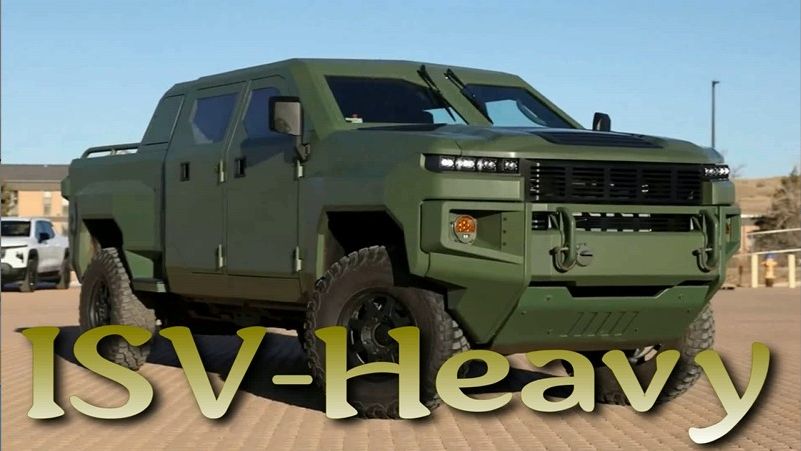 ISV-Heavy - инновационный гибридный тактический бронеавтомобиль армии США проходит тестирование