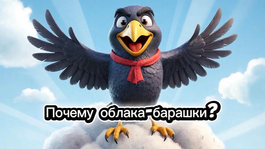 Почему облака-барашки? Ворона Ася расскажет