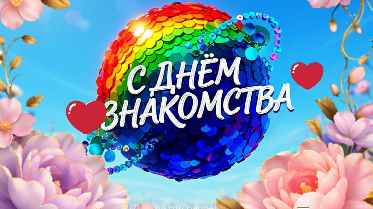 С днём знакомства! Красивая песня поздравление