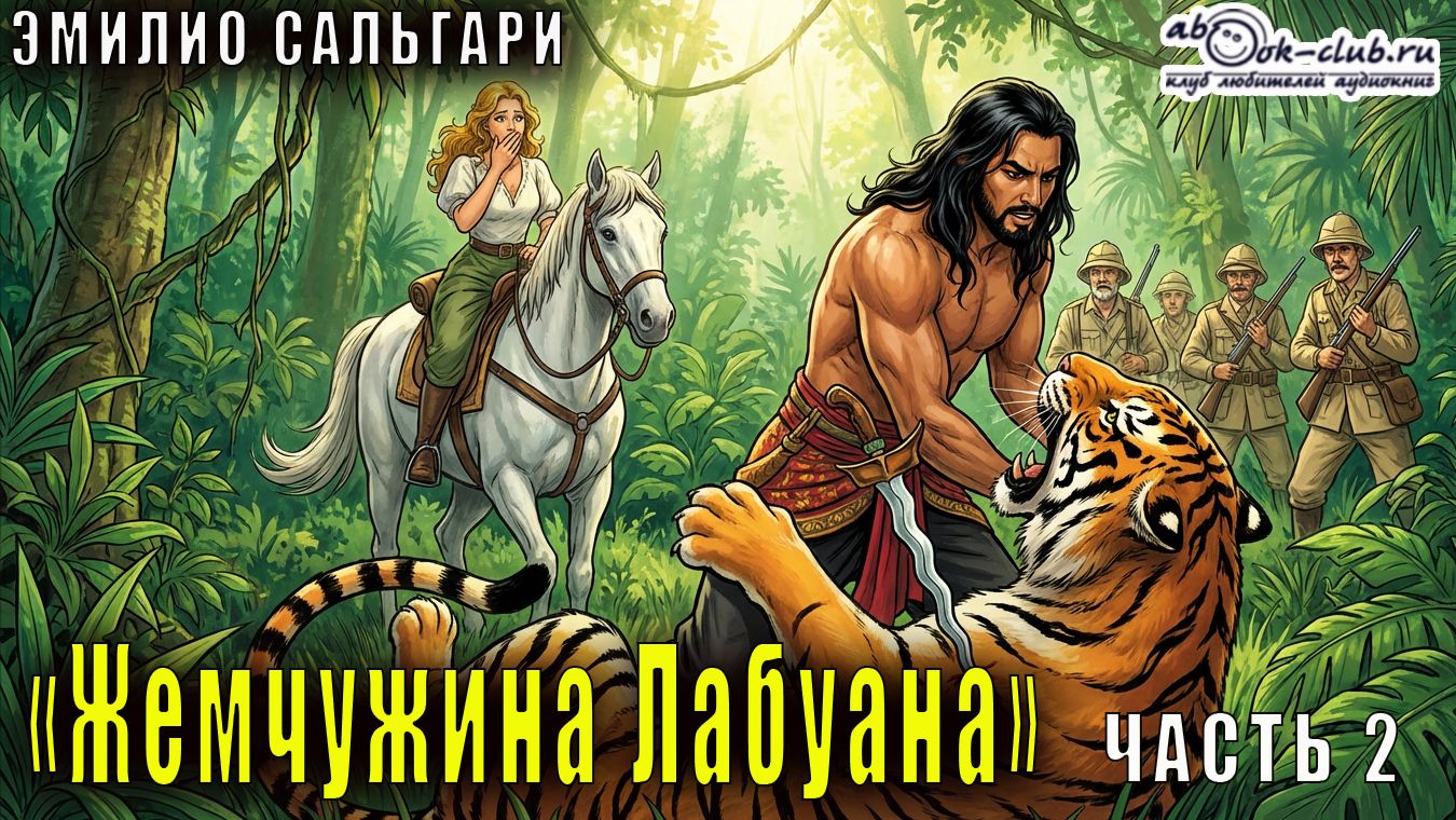 Эмилио Сальгари "Жемчужина Лабуана" часть 2