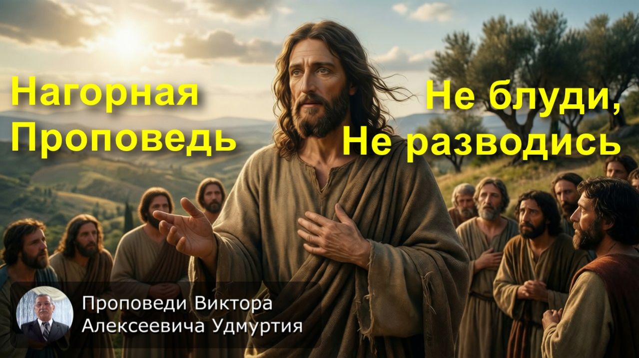 Нагорная проповедь. Не блуди, не разводись