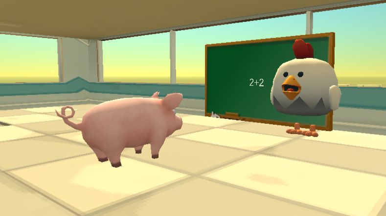 Свинка, сколько будет 2+2?