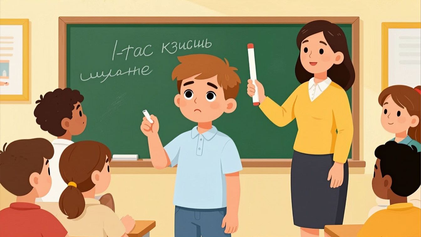 Веселая песенка про школу.