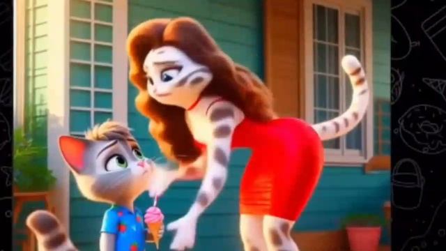 Мультик про котиков 🔥👊🏻 #dalle3 #cats #кот #юмор #нейросеть