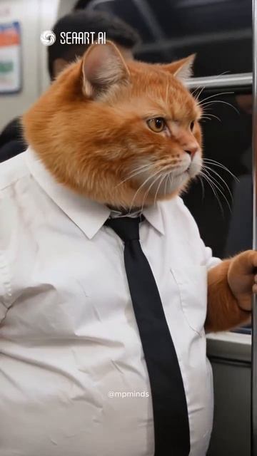 Будни среднестатистического рыжего кота