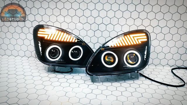 Газель светодиодный тюнинг комплект фар