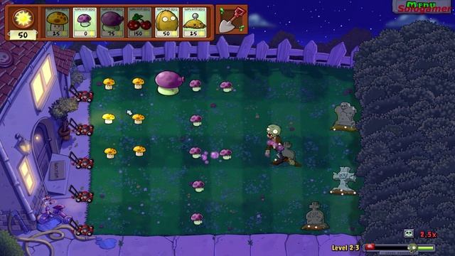 Plants vs Zombies Replanted Прохождение #1