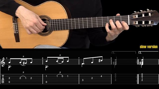 ETÜDE Aguado на Гитаре. Уроки гитары. Ноты и табы для Гитары My Guitar