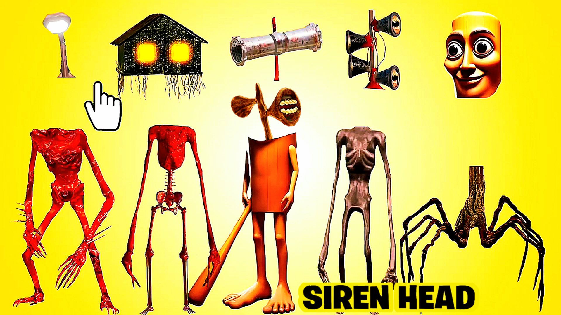 📢 СИРЕНОГОЛОВЫЙ 📢 - СОБЕРИ СИРЕНОГОЛОВОГО ПРАВИЛЬНО. SIREN HEAD - ВИДЫ.