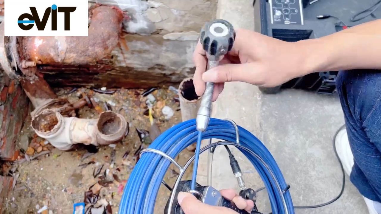 eVIT LongSteer S+ HD система телеинспекции в работе