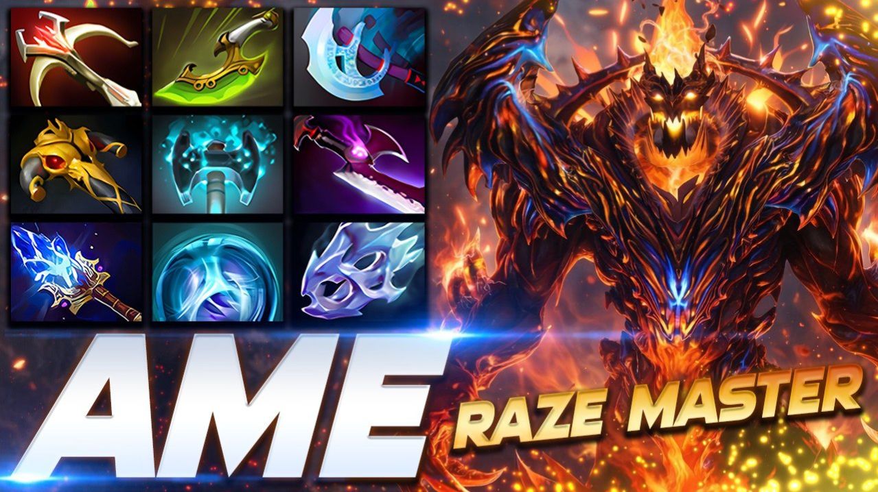Ame Shadow Fiend Raze Master — профессиональный геймплей в Dota 2 [Смотри и учись]