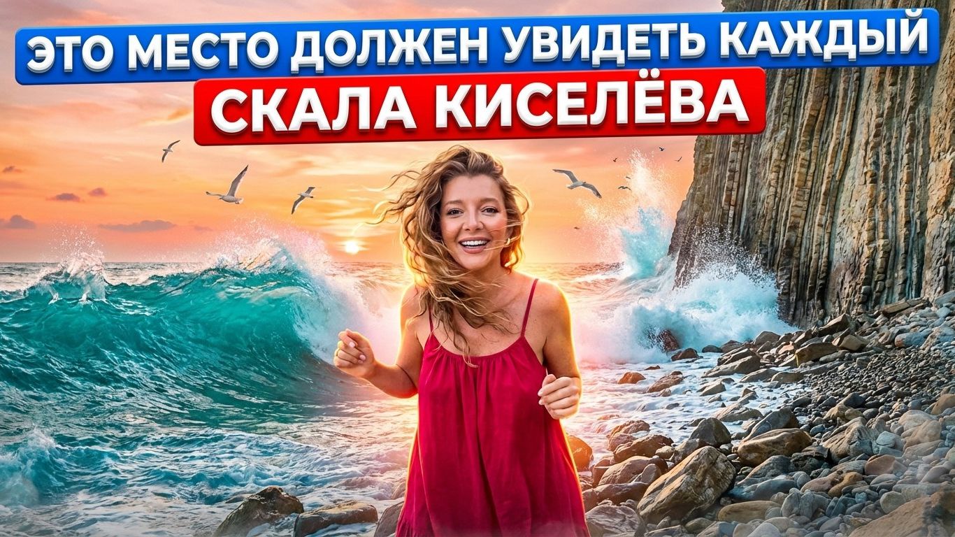 ЭТО МЕСТО ДОЛЖЕН УВИДЕТЬ КАЖДЫЙ! - Туапсе Скала Киселева