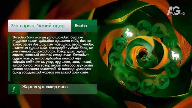 Зурхай - 14 марта