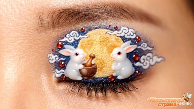 Залипательный мультяшный макияж