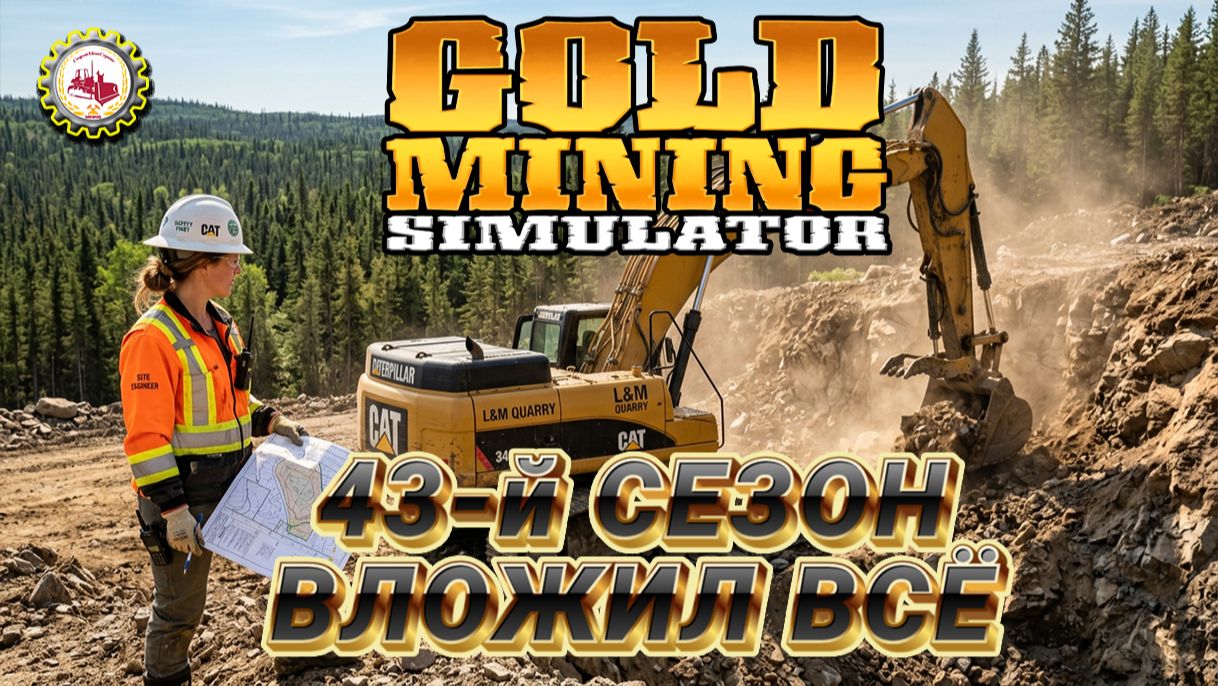 ⛏️Мне УЛЫБНУЛАСЬ УДАЧА! | Глен в ШОКЕ | 43 СЕЗОН #04 — Gold Mining Simulator⛏️👷♂🚧