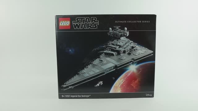 LEGO Imperial Star Destroyer 75252 SHORT BUILD Star Wars - 4 Minutes Fast Build - for Collecrors
