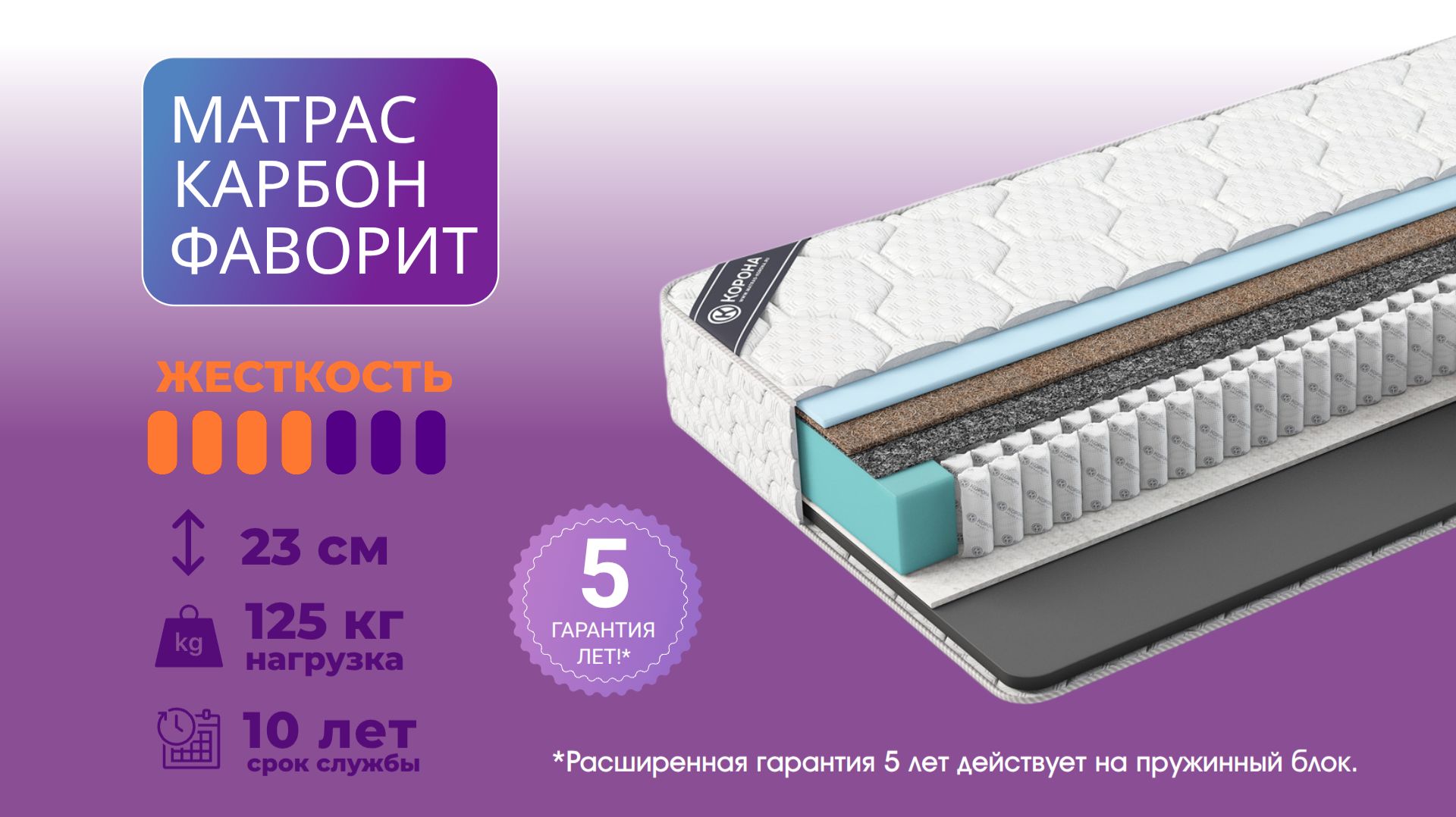 Матрас «КАРБОН ФАВОРИТ»