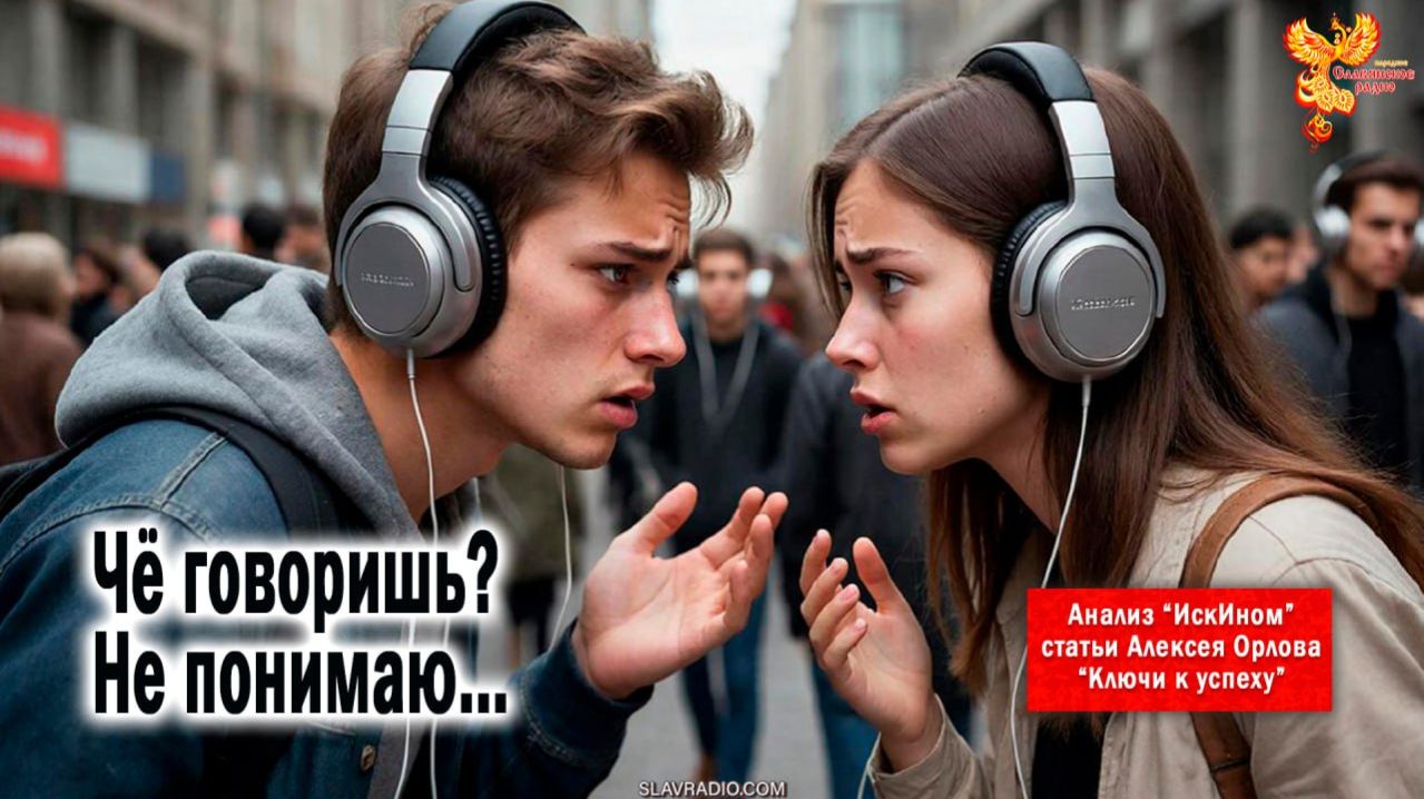 Что говоришь? Не понимаю…