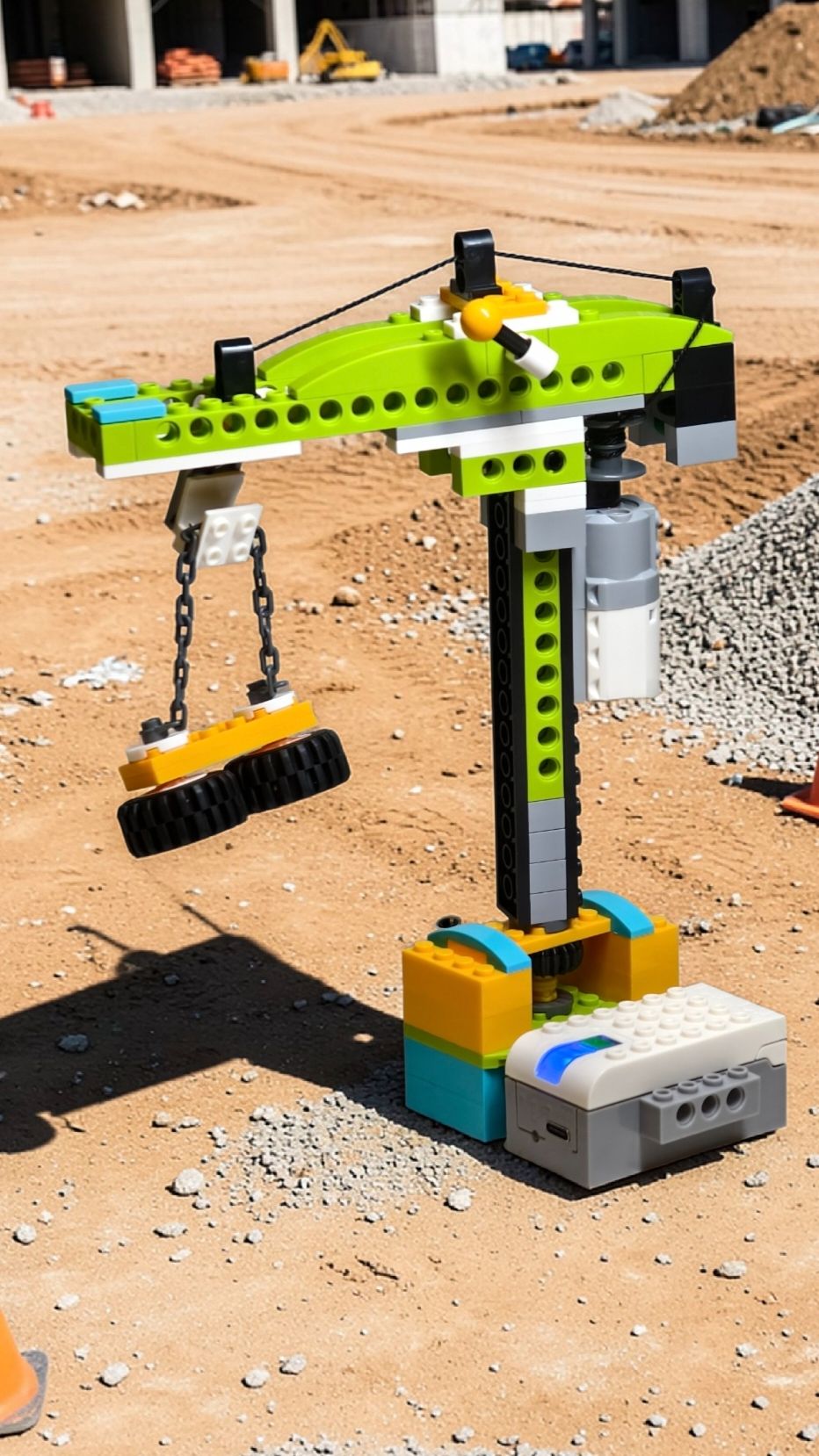 Башенный кран. Проект Wedo 2.0