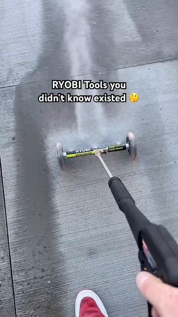 011. RYOBI Water Broom!