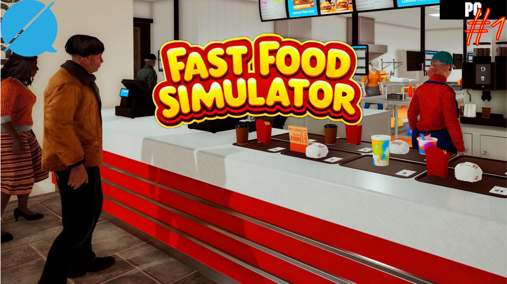 Дед открыл свой Бургер Кинг ► Fast Food Simulator #1