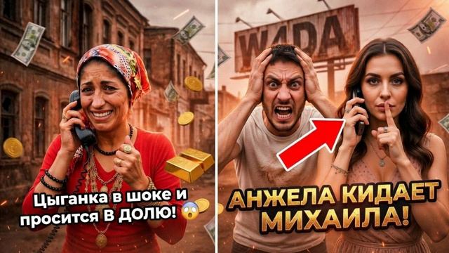 АНЖЕЛА КИНУЛА МИХАИЛА?! 😱 Цыганка в шоке и просится В ДОЛЮ!