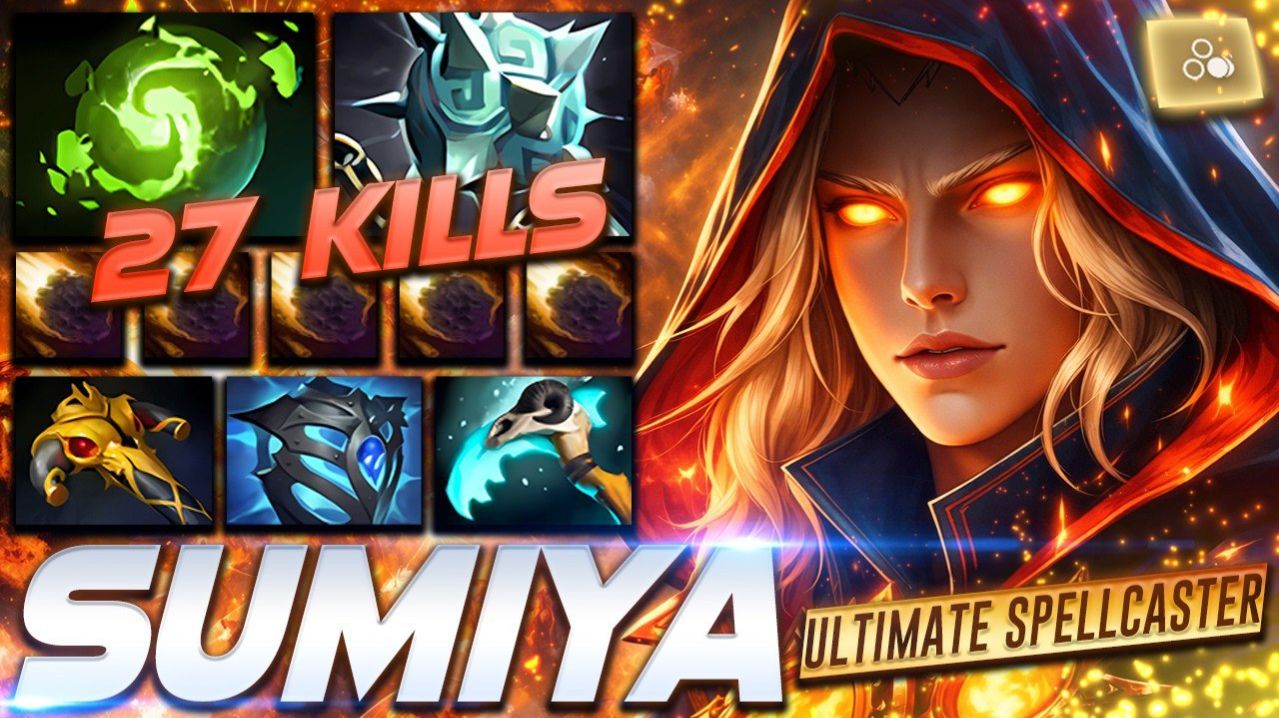 SumiYa Invoker — профессиональный геймплей в Dota 2 [Смотри и учись]