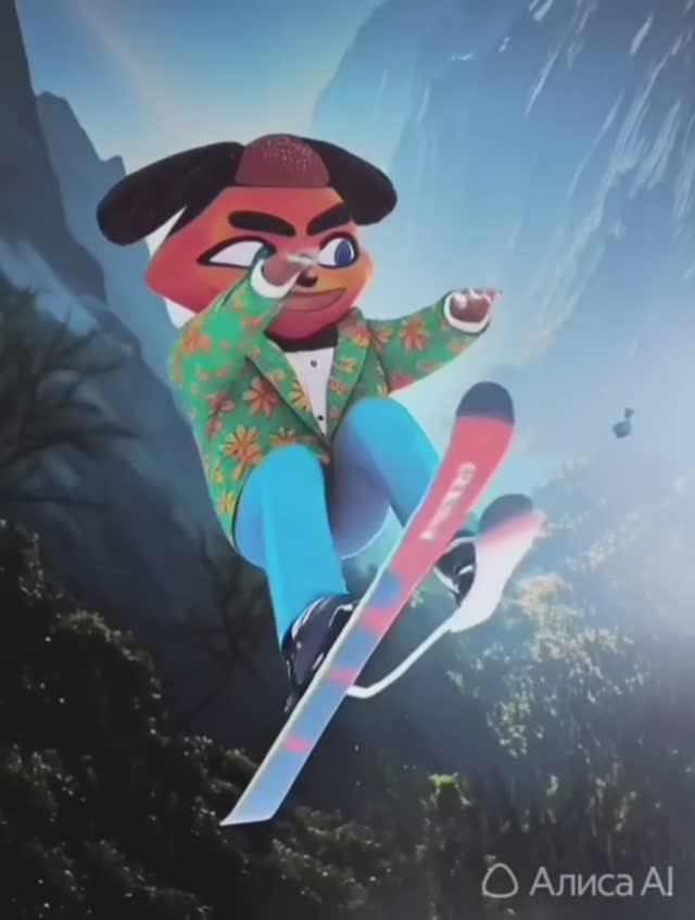 Трибуляш на лыжах