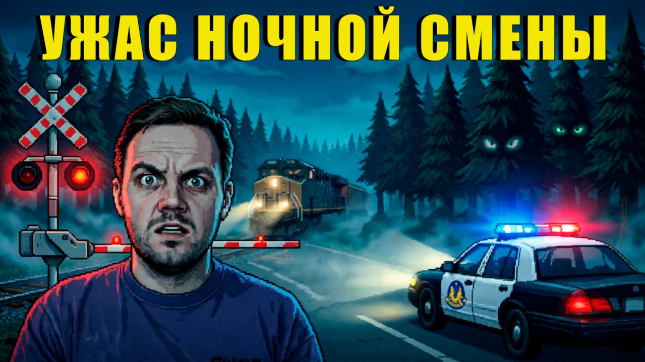 НОЧНАЯ СМЕНА на ЖД ПЕРЕЕЗДЕ: Монстр в Темноте | Barking From The Dark