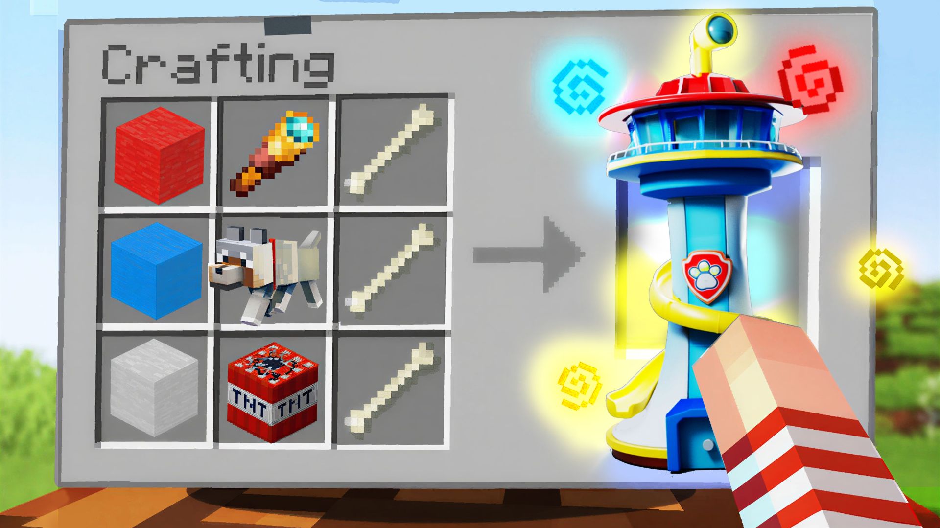 😂 КАК СКРАФТИТЬ БАЗУ ЩЕНЯЧИЙ ПАТРУЛЬ В МАЙНКРАФТ?! 🌈 СЕКРЕТНЫЙ КРАФТ