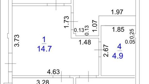 Цена квартиры в Геленджике 15,15 млн.р. Трёхкомнатная квартира в ЖК "Акварель" на пер.Больничном