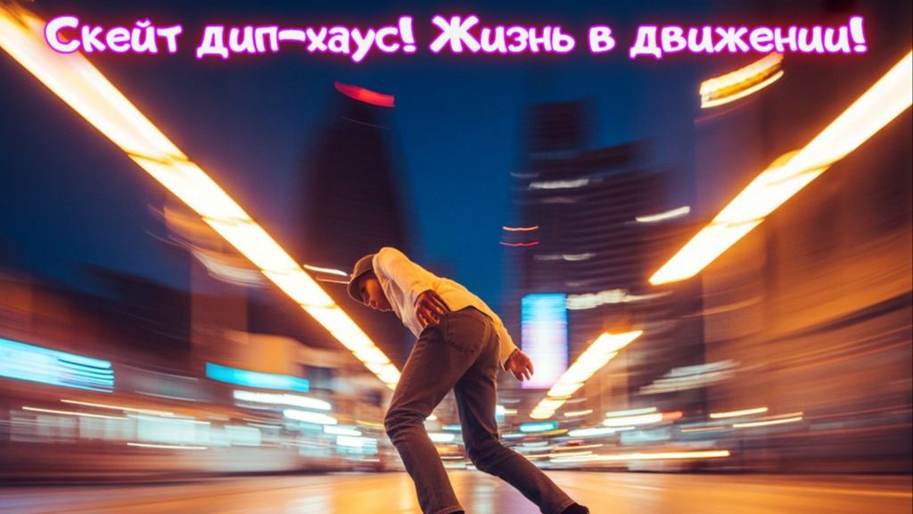 Скейт дип-хаус!  Жизнь в движении! Премьера трека!