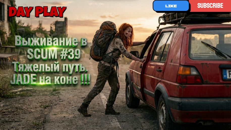 Выживание в SCUM #39 Тяжёлый путь. JADE  на коне !!!